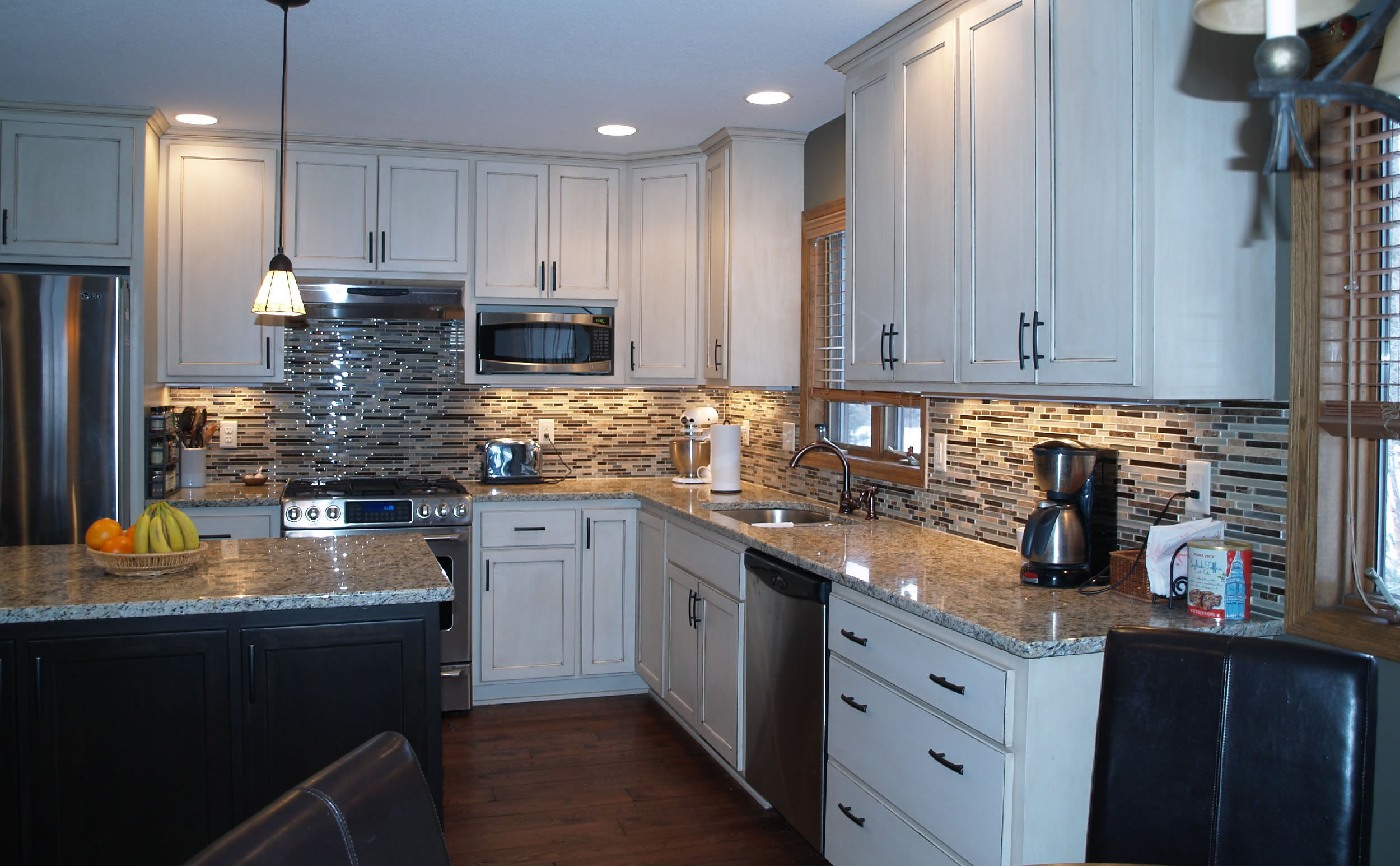 Custom White Cabinet Kitchen Remodel | Aspen Remodelers Inc